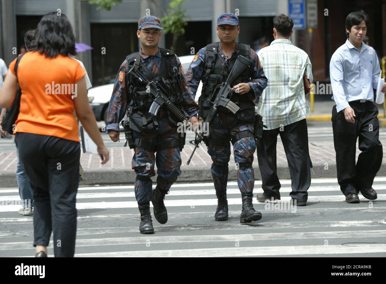Philippine security guard hi-res stock photography and images - Alamy