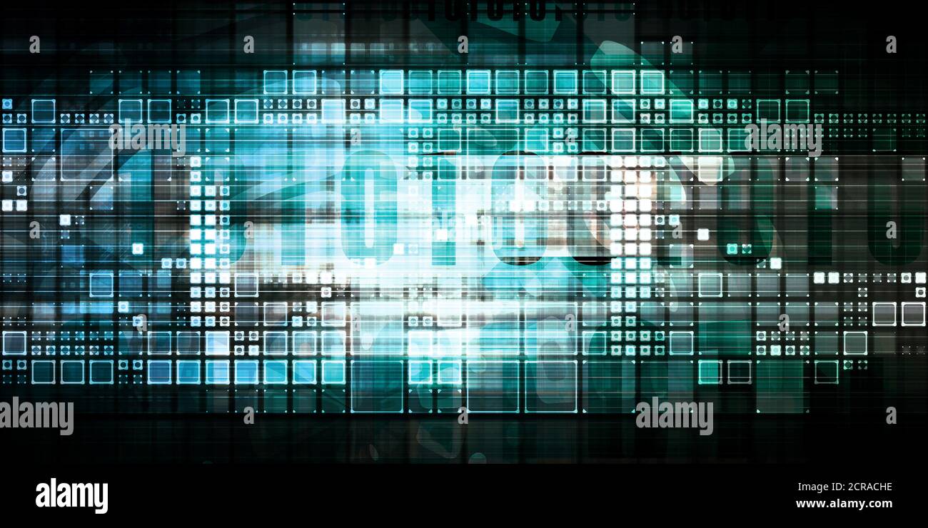 Futuristic Technology Portal with Digital Disruptive Technologies Stock ...