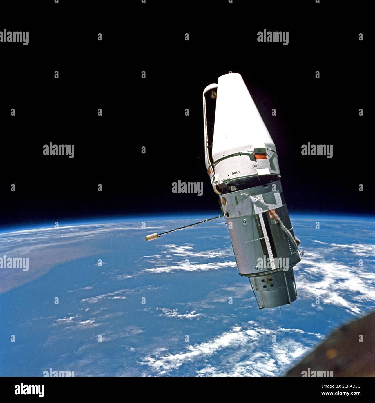 Augmented Target Docking Adapter (ATDA) seen from Gemini-9 . The ATDA ...