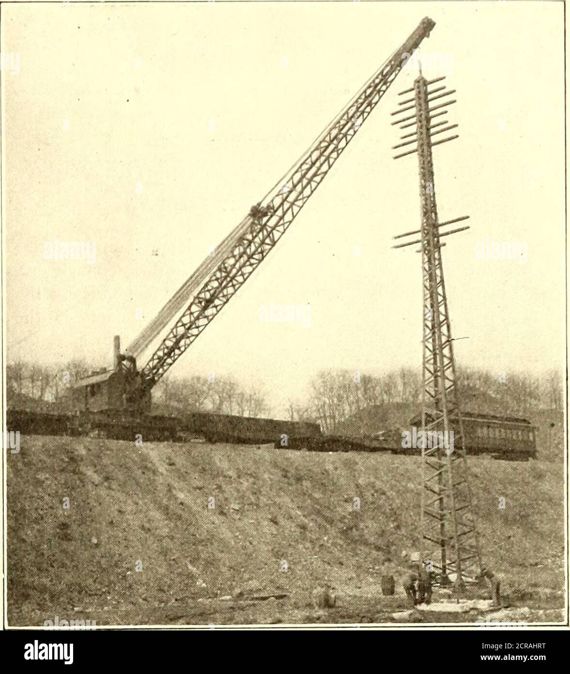 . Electric railway journal . te, were erected witha standard 75-ton ...