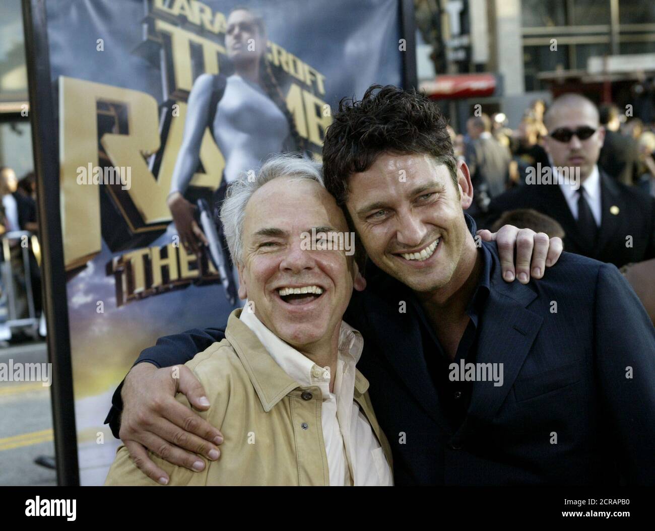 Gerard Butler Lara Croft Tomb Raider High Resolution Stock Photography ...