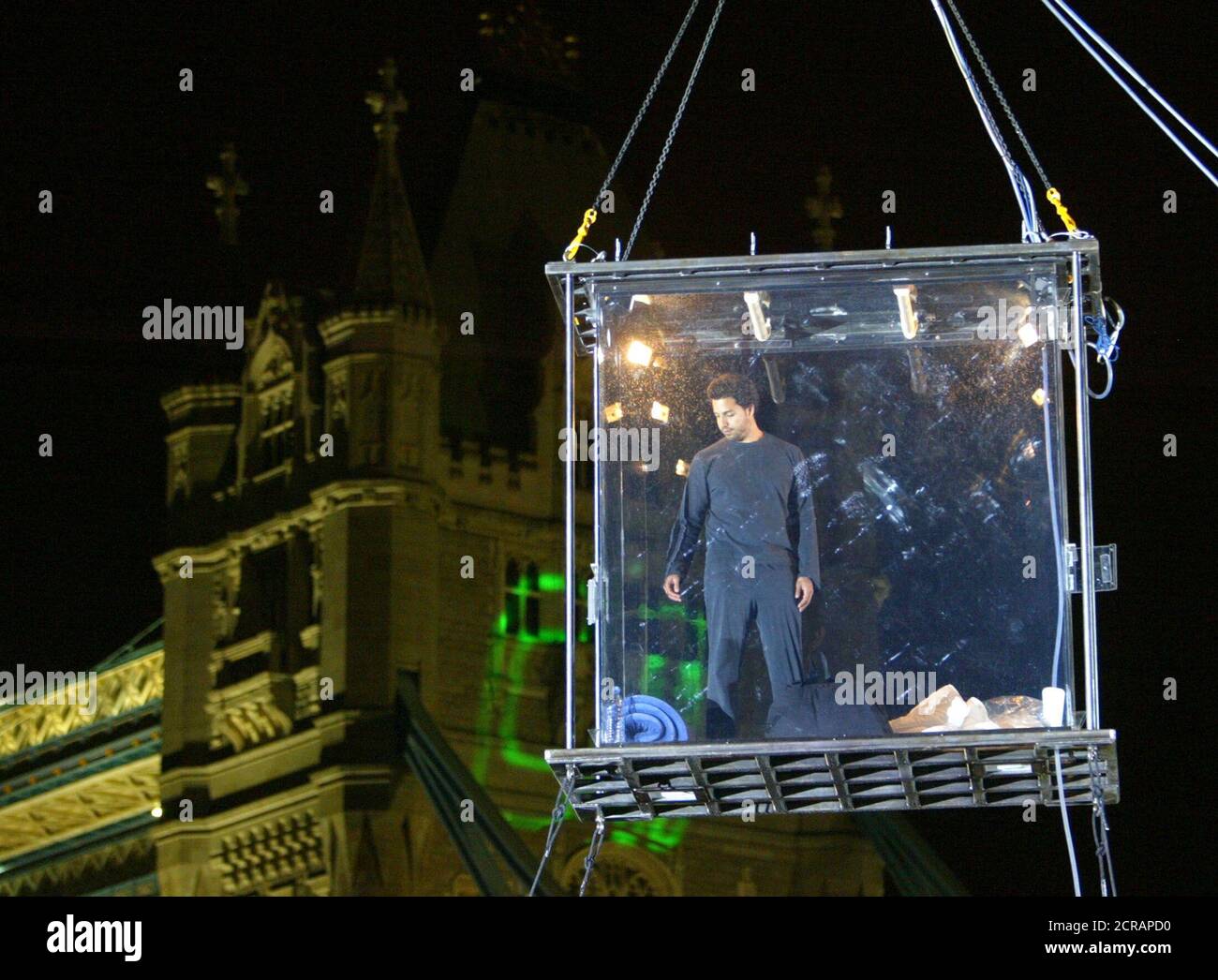 David blaine box hi-res stock photography and images - Alamy