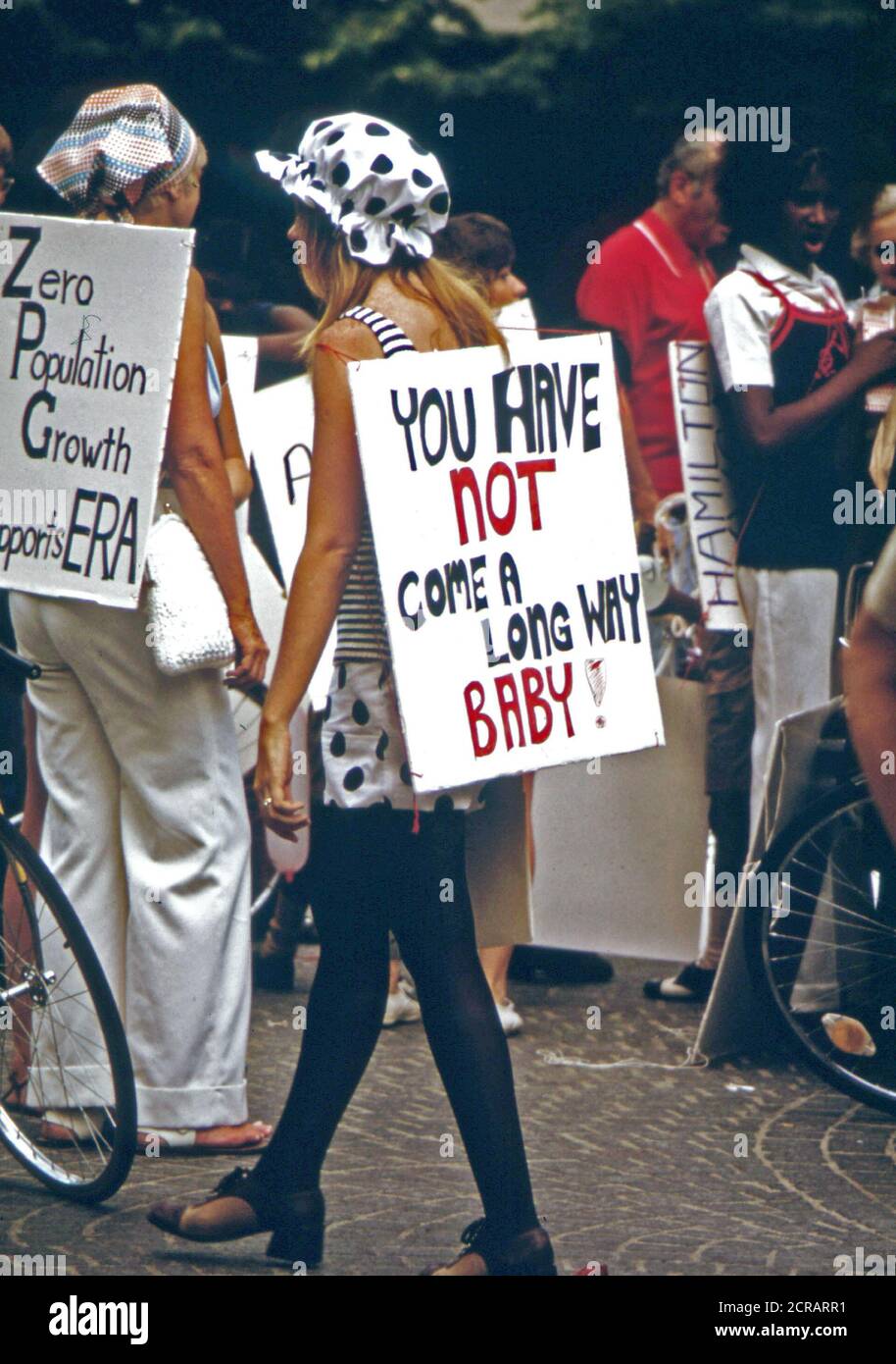 Women's Suffrage Day in Fountain Square 08 1973 Stock Photo - Alamy