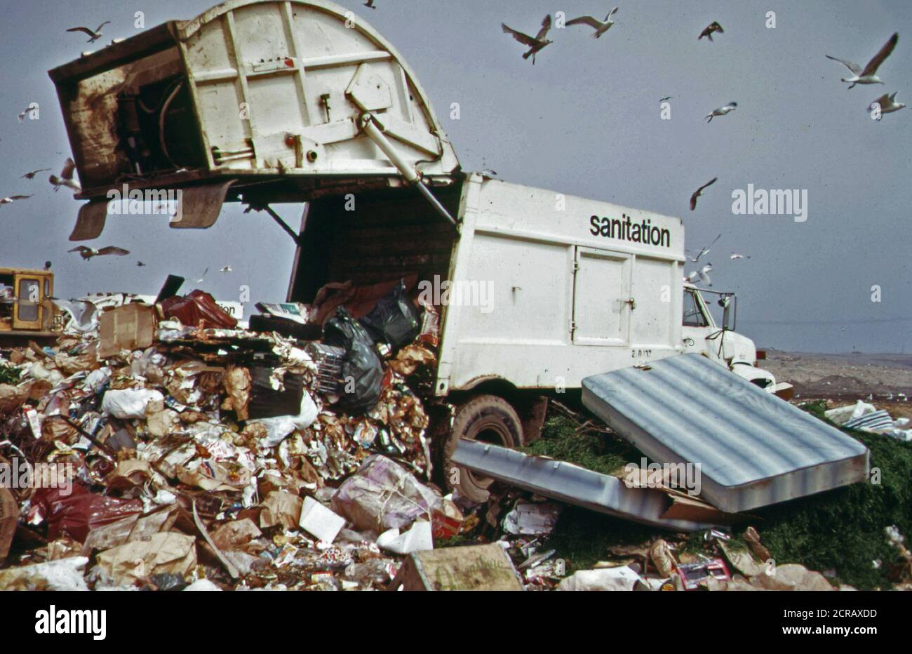 1970s garbage truck hi-res stock photography and images - Alamy