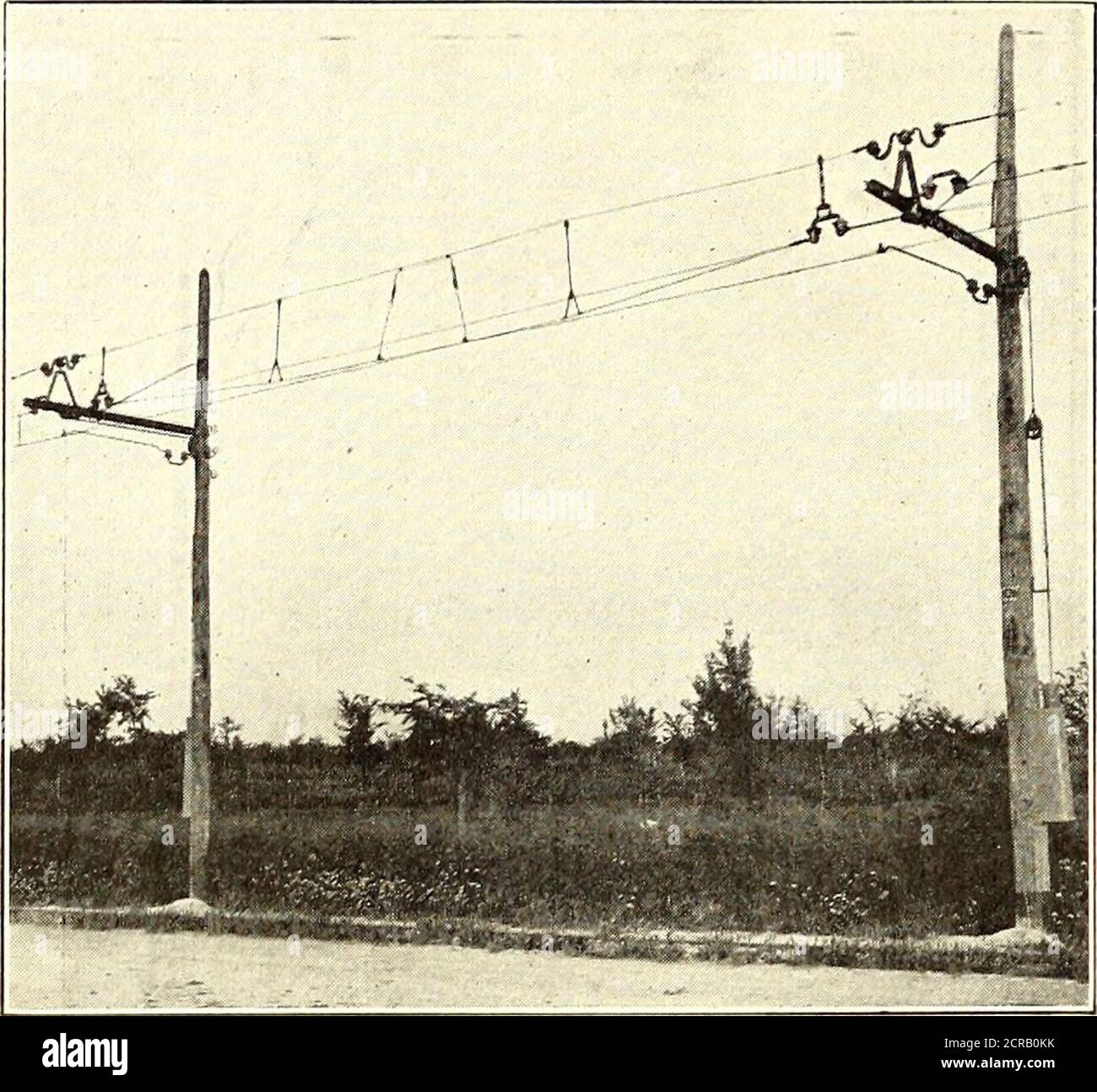 . Electric railway journal . chuckert double catenary design with ...