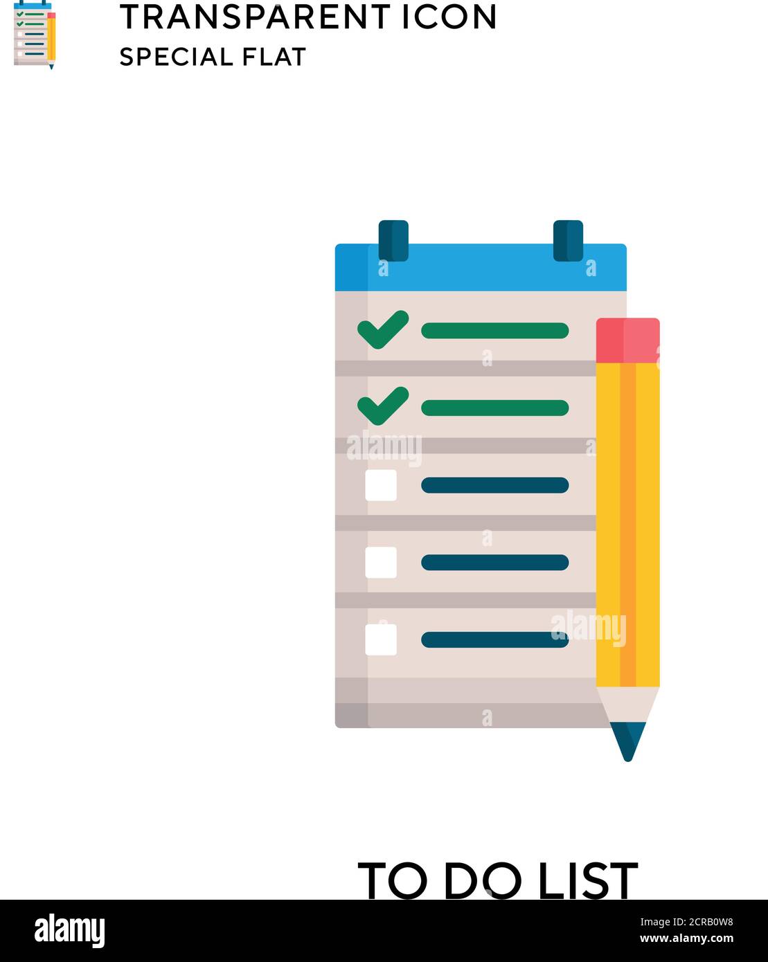 To do list vector icon. Flat style illustration. EPS 10 vector Stock ...