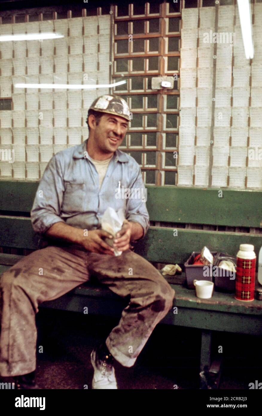 Coal miner 1970s hi-res stock photography and images - Alamy
