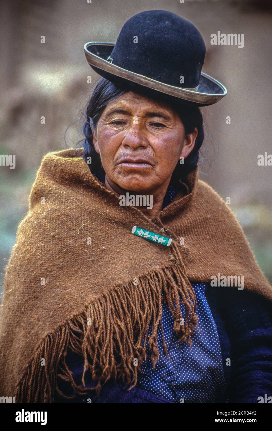 Aymara Woman, near La Paz, Bolivia Stock Photo - Alamy