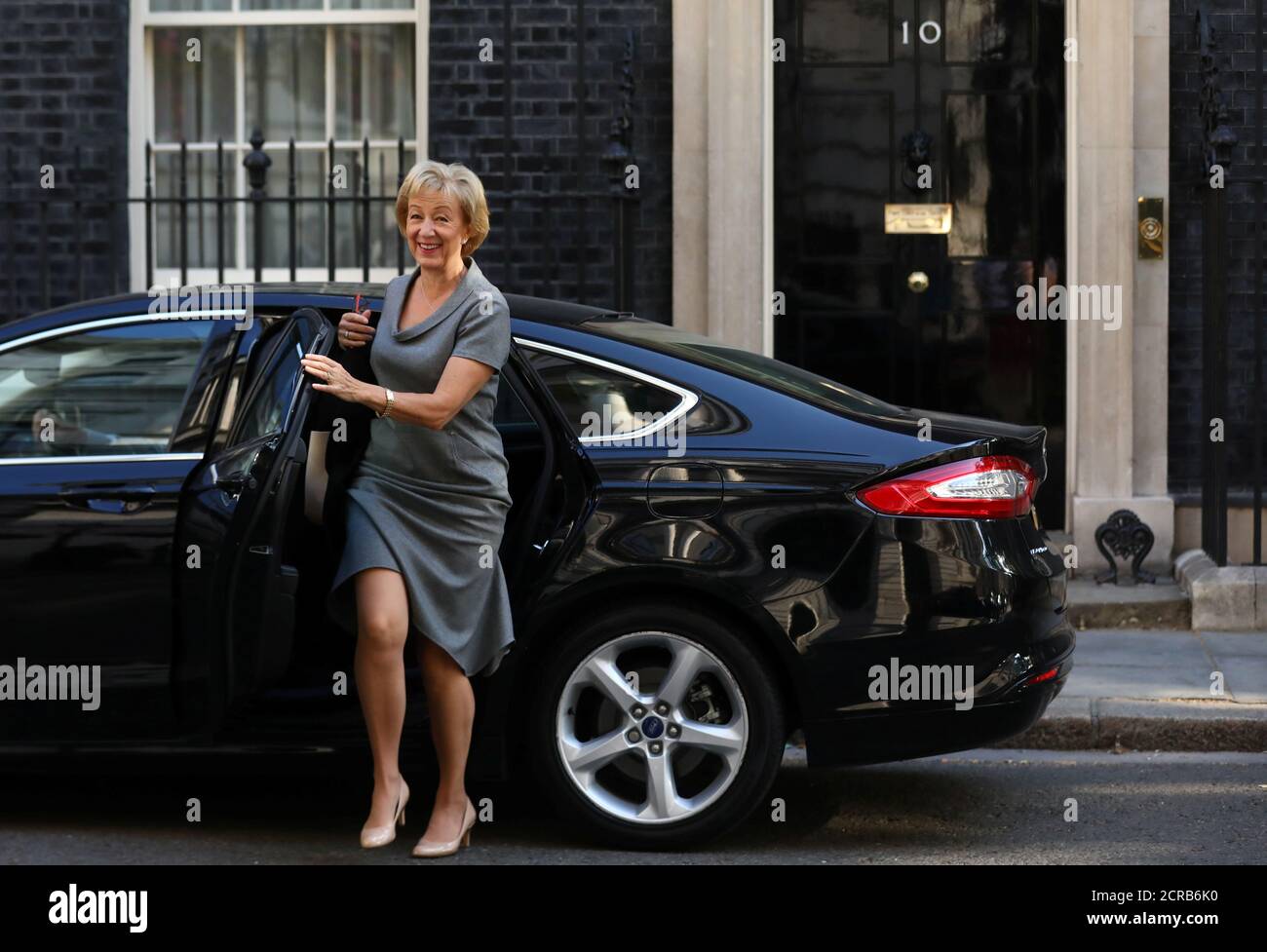 Andrea leadsom arrives in downing street hi-res stock photography and ...