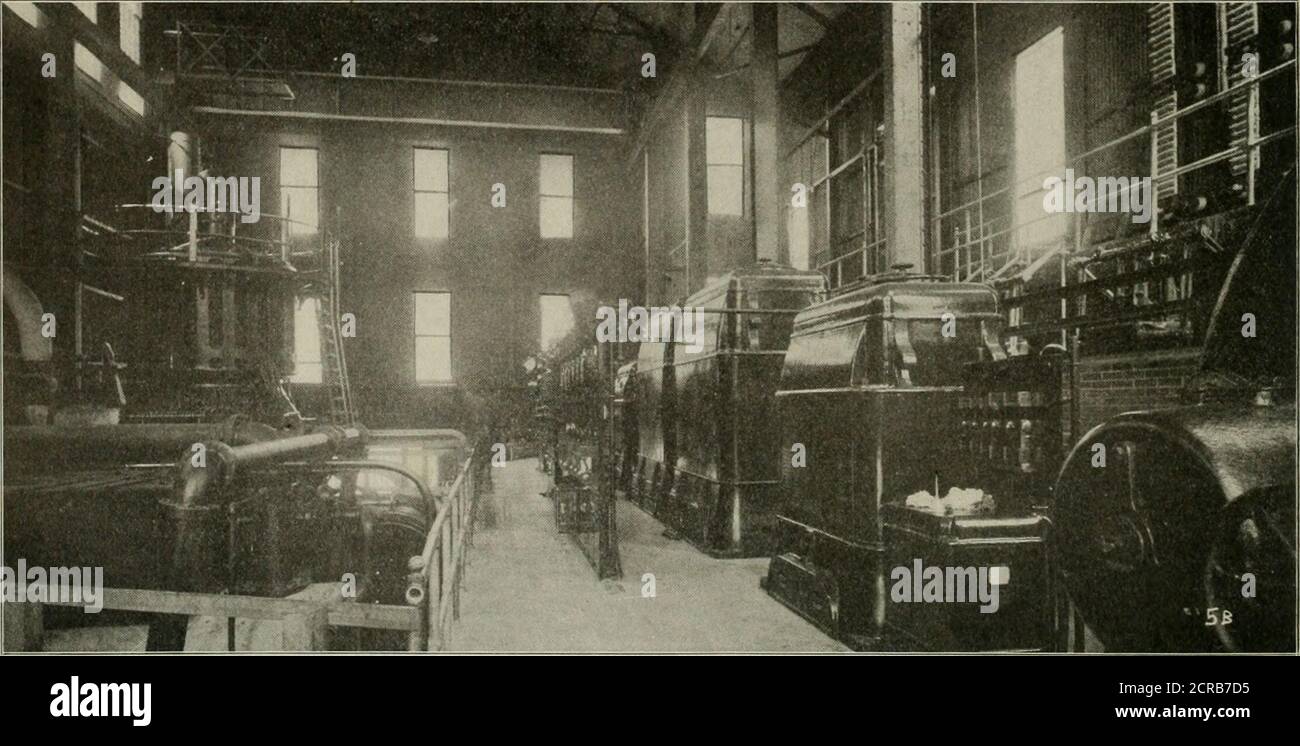 . Electric railway review . Philadelphia & Western—Substation, Showing ...