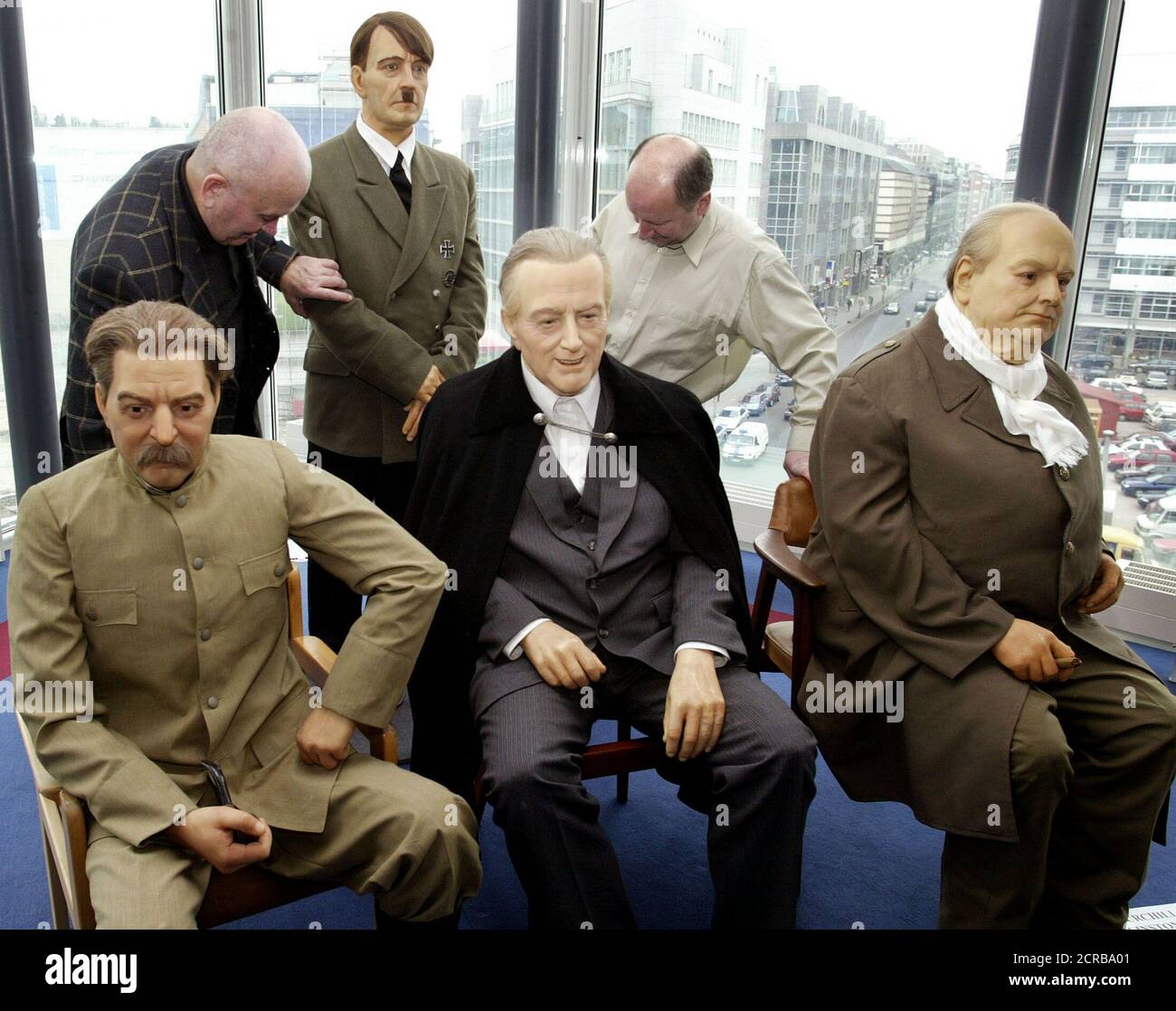 Churchill wax figure hi-res stock photography and images - Alamy