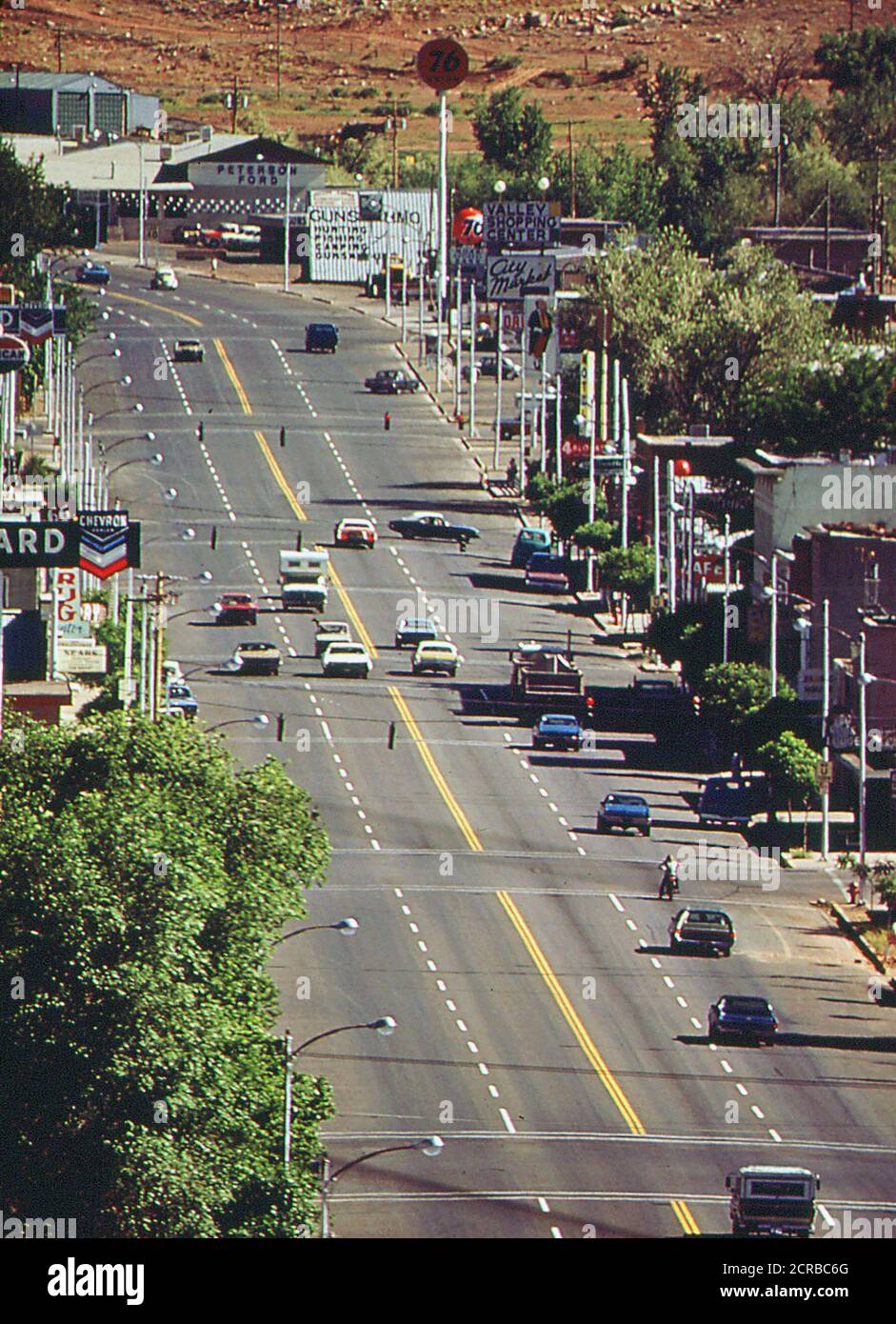 Main Street of Moab 1972 Stock Photo - Alamy