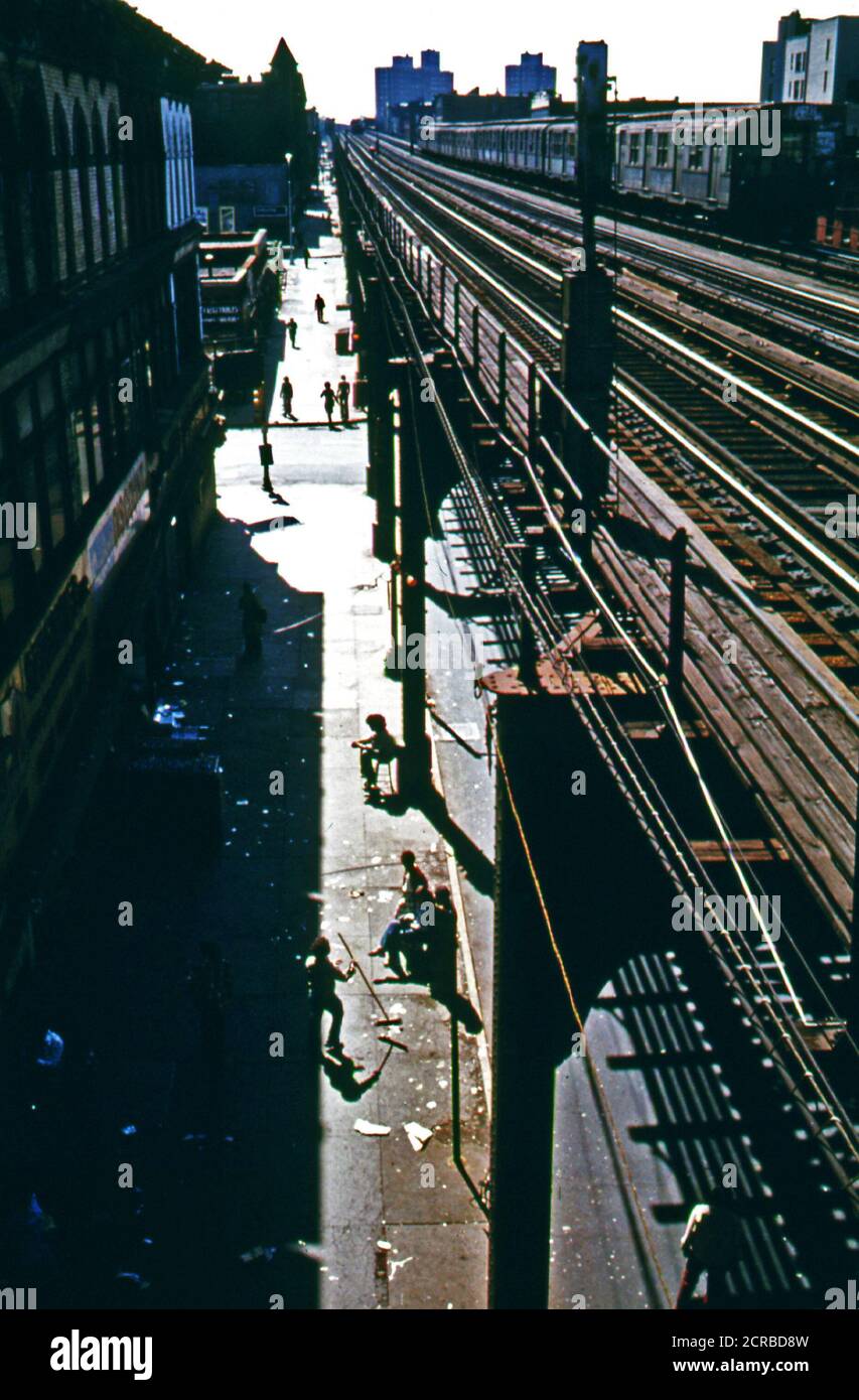 1970s bushwick avenue brooklyn hi-res stock photography and images - Alamy