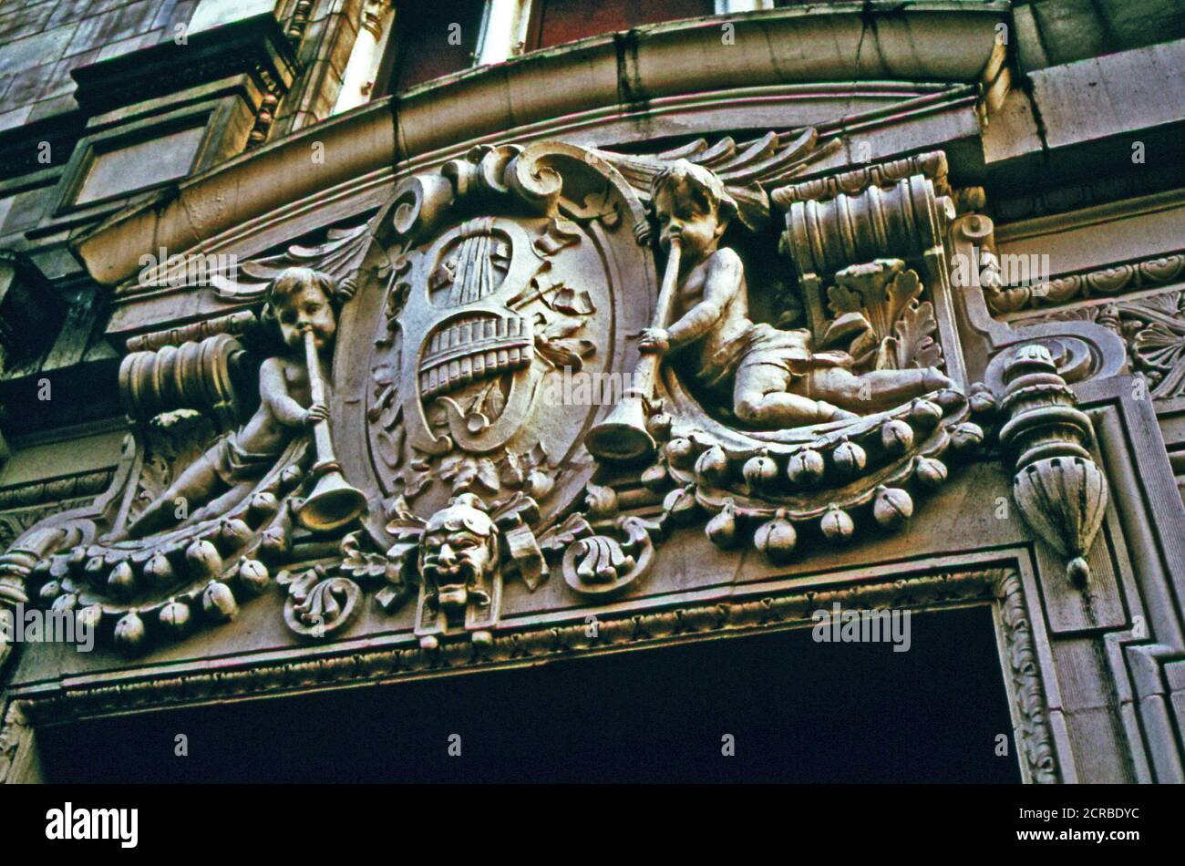 Building Detail of the RKO Bushwick Theater in Brooklyn, New York City ...