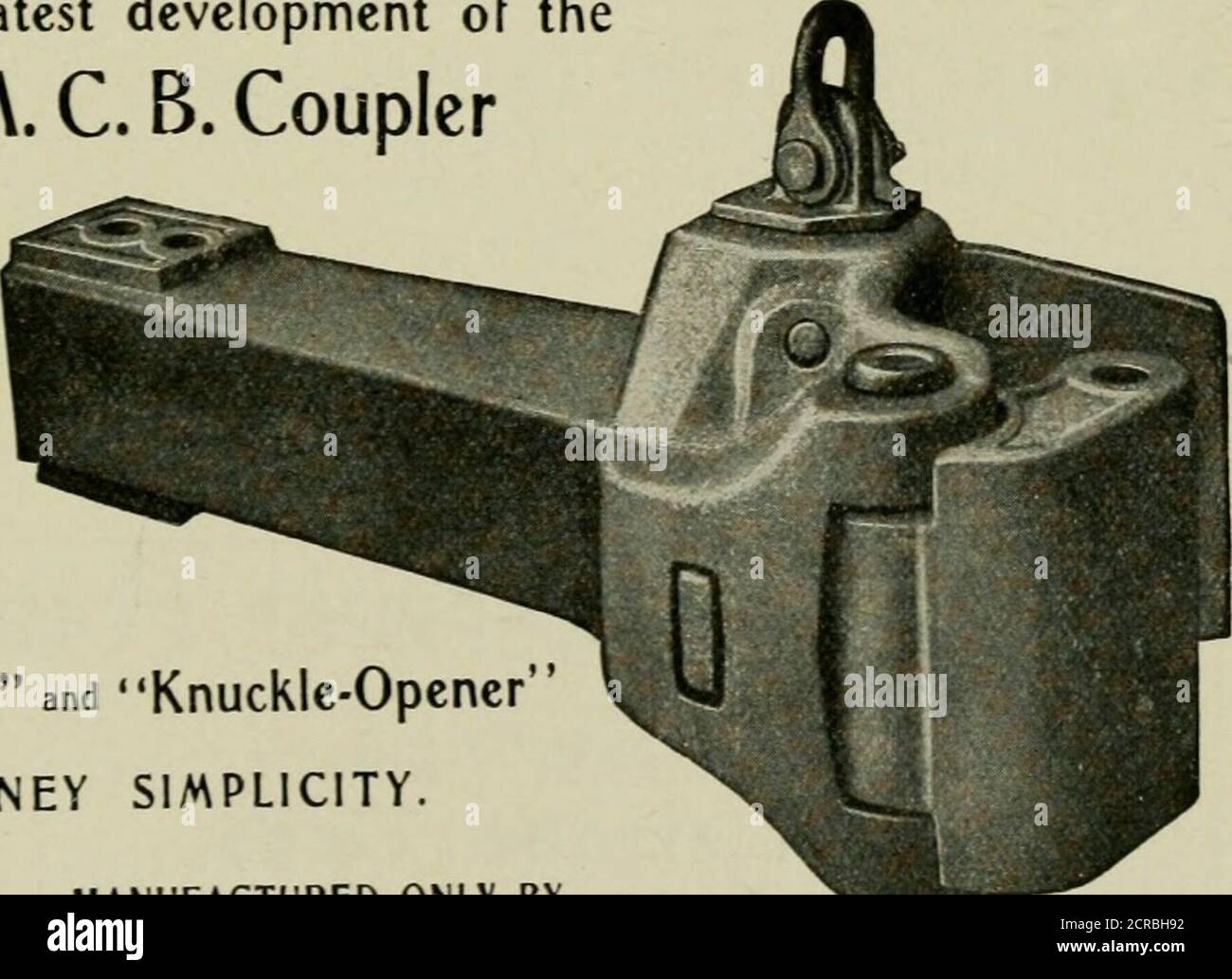 Knuckle coupler hi-res stock photography and images - Alamy