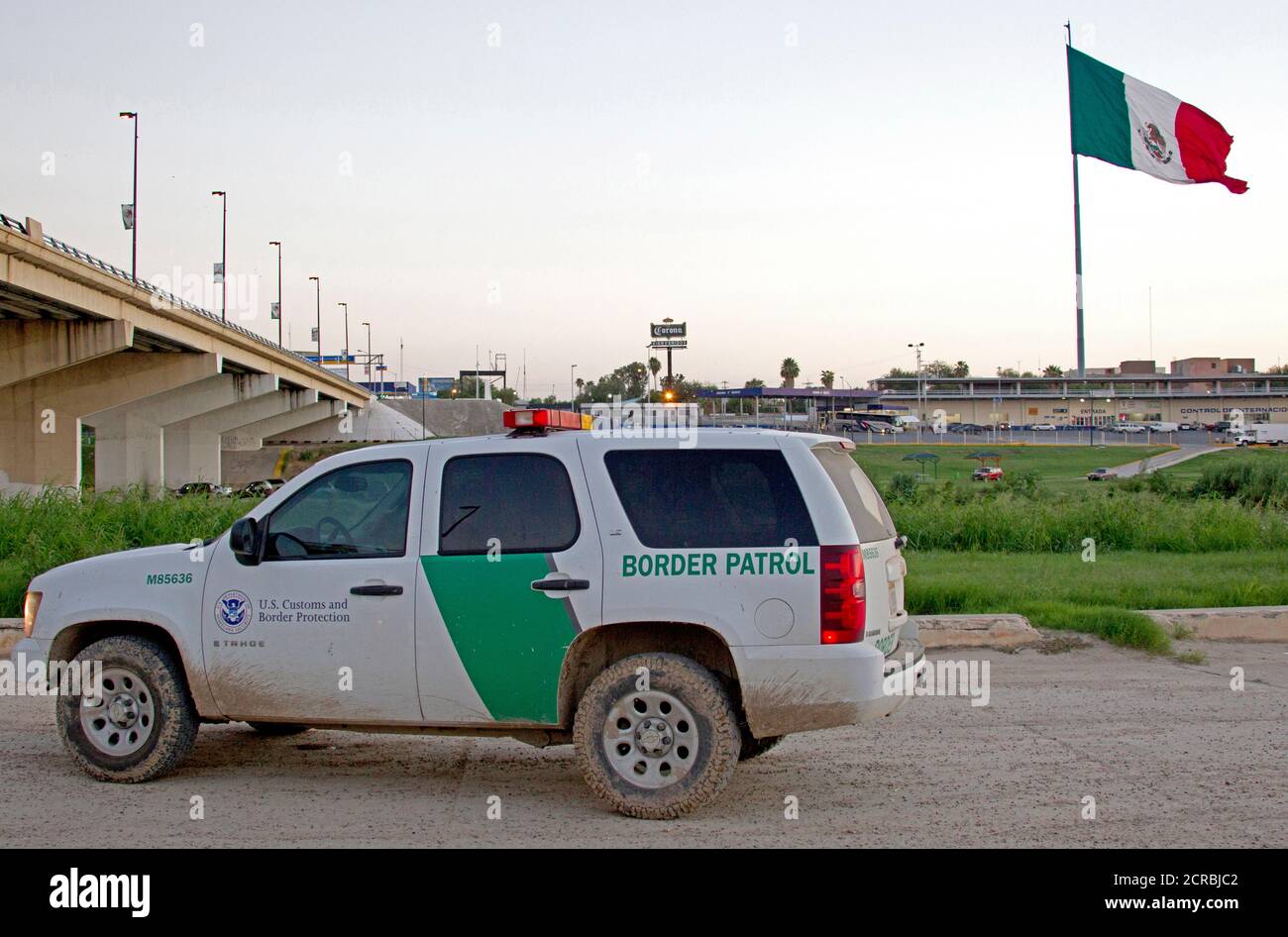 South Texas Laredo Border Patrol Vehicle at Border Stock Photo - Alamy