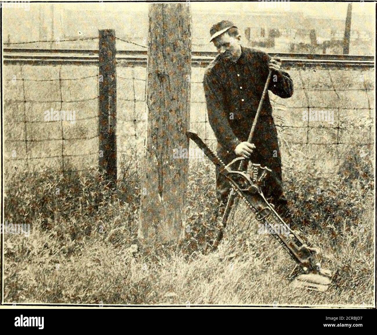 . Electric railway journal . VIEW OF JACK IN POSITION FOR STRAIGHTENING ...
