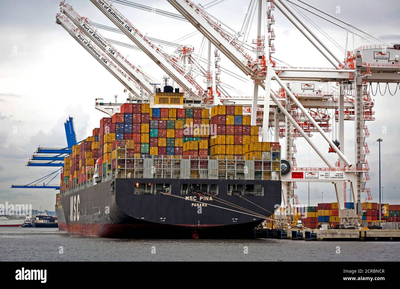 Baltimore port container hi-res stock photography and images - Alamy