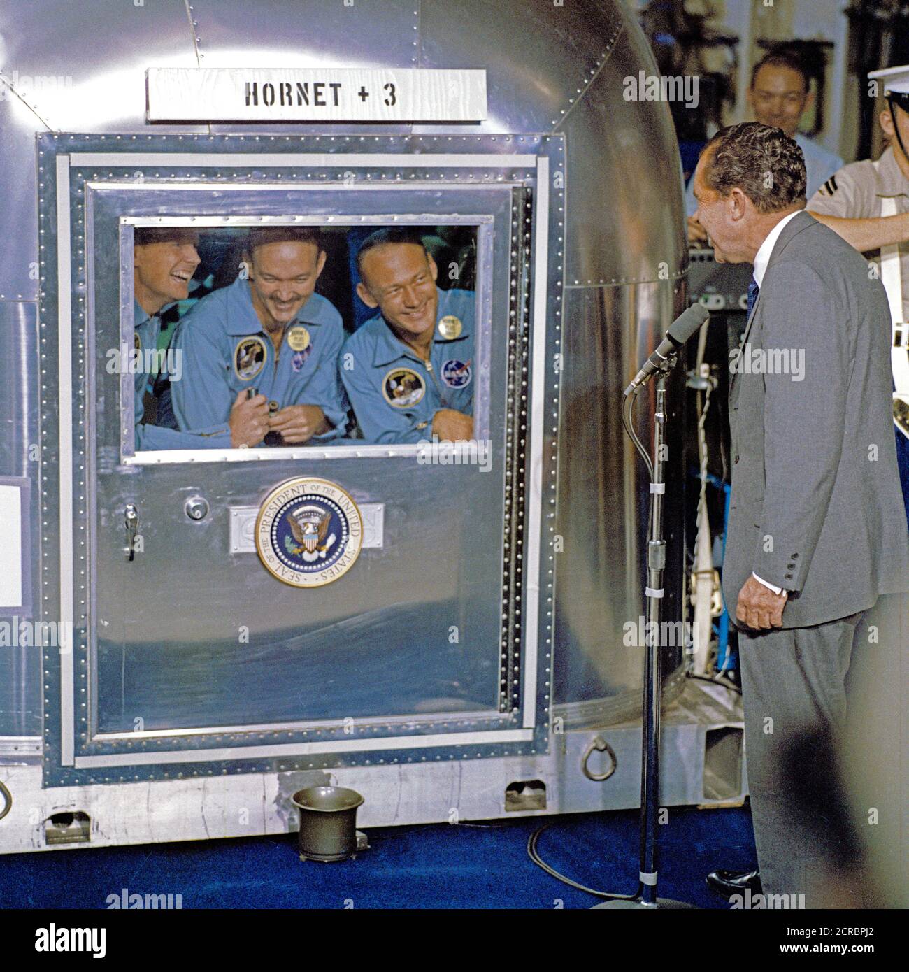 Richard nixon apollo 11 hi-res stock photography and images - Alamy