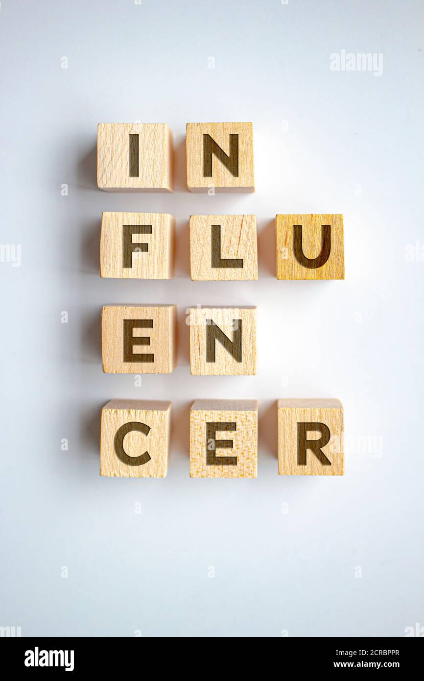 Influencer word hi-res stock photography and images - Alamy