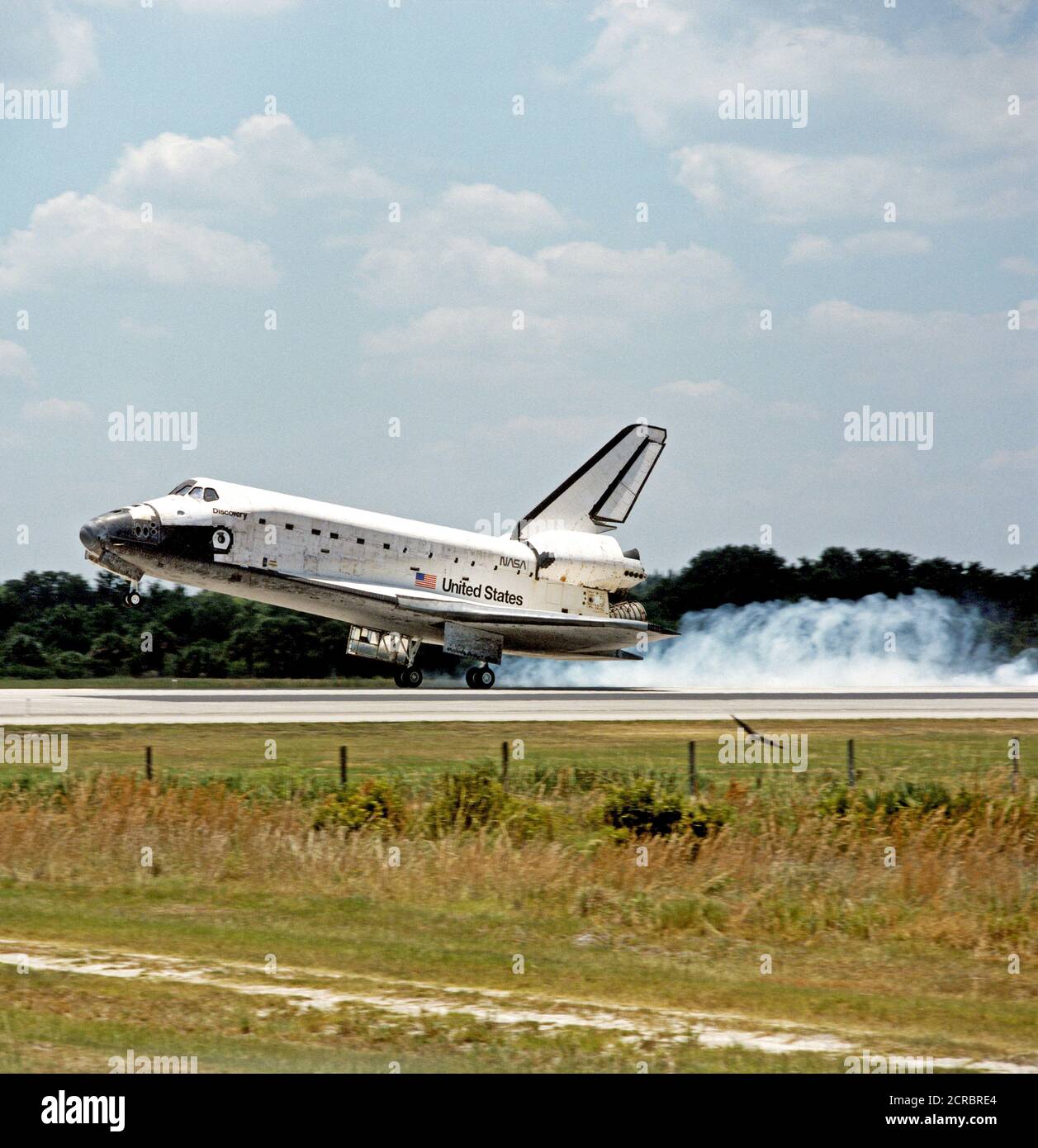 The Space Shuttle Discovery's STS-91 mission landed on June 12, 1998 at the Kennedy Space Center ...