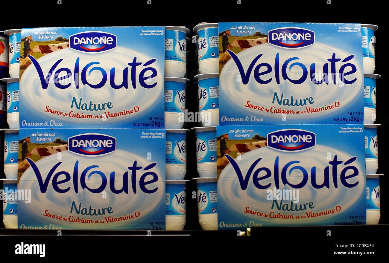 Danone yoghurt hi-res stock photography and images - Alamy