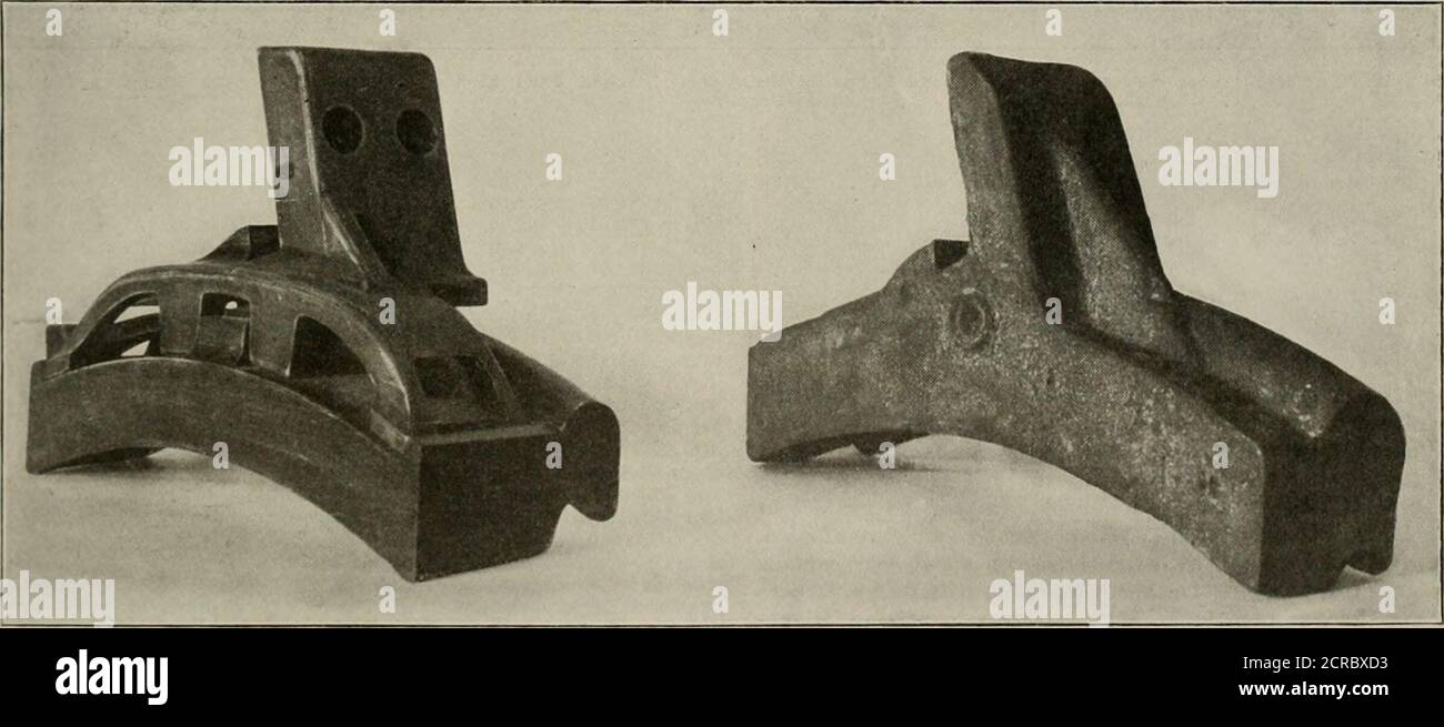 . Electric railway review . Standardizing Brakeshoes—Present Shoe and ...