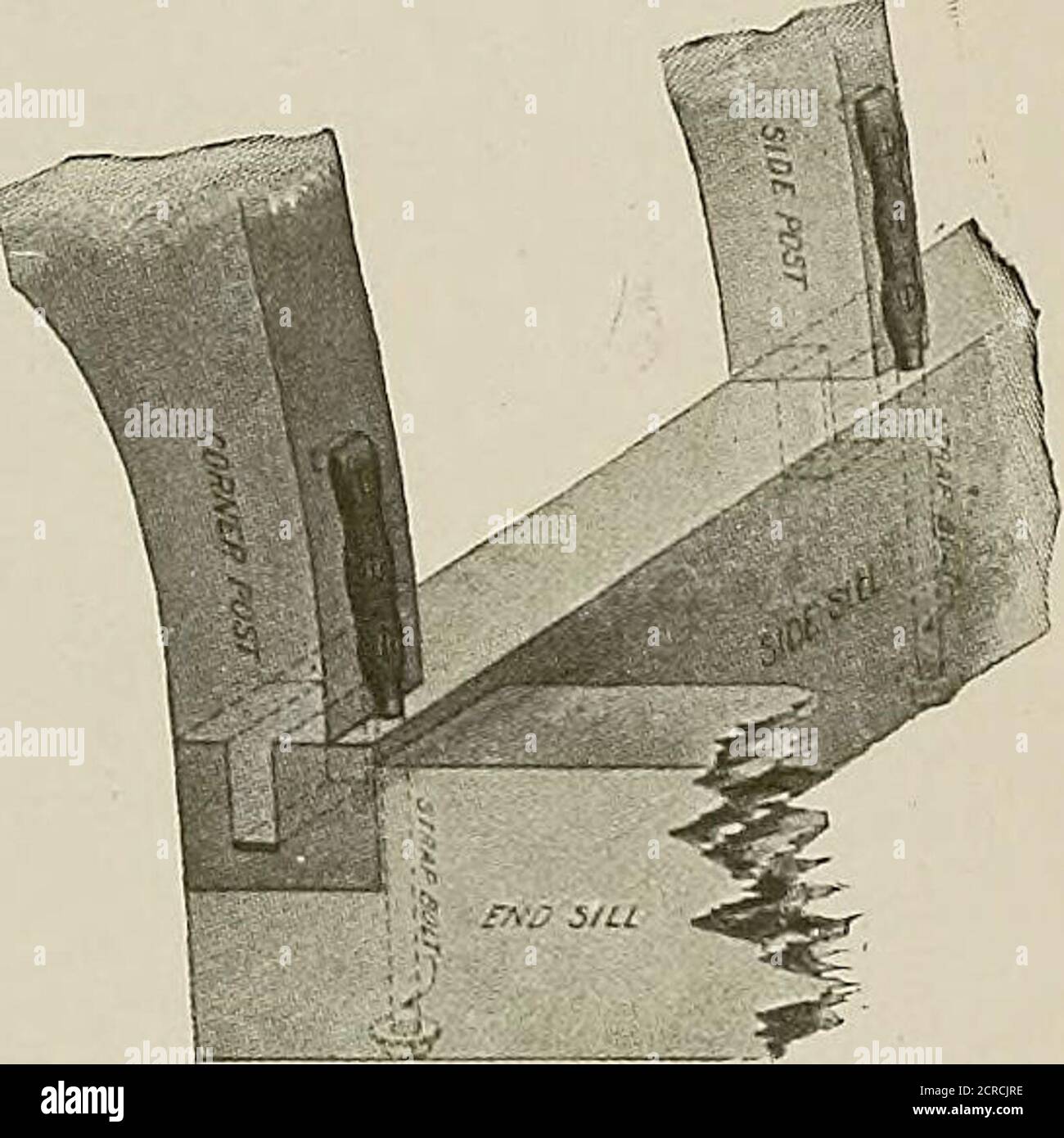 Setting corner posts hi-res stock photography and images - Alamy