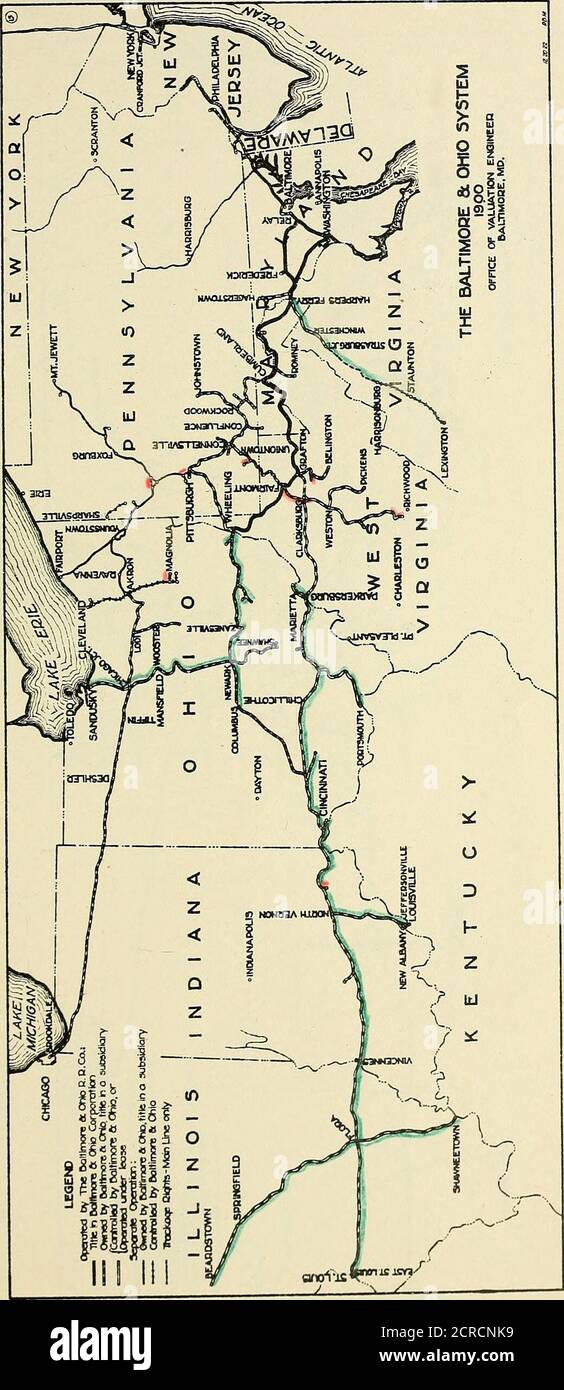 . Baltimore and Ohio railroad corporate histories .. . -1 ^L Stock ...