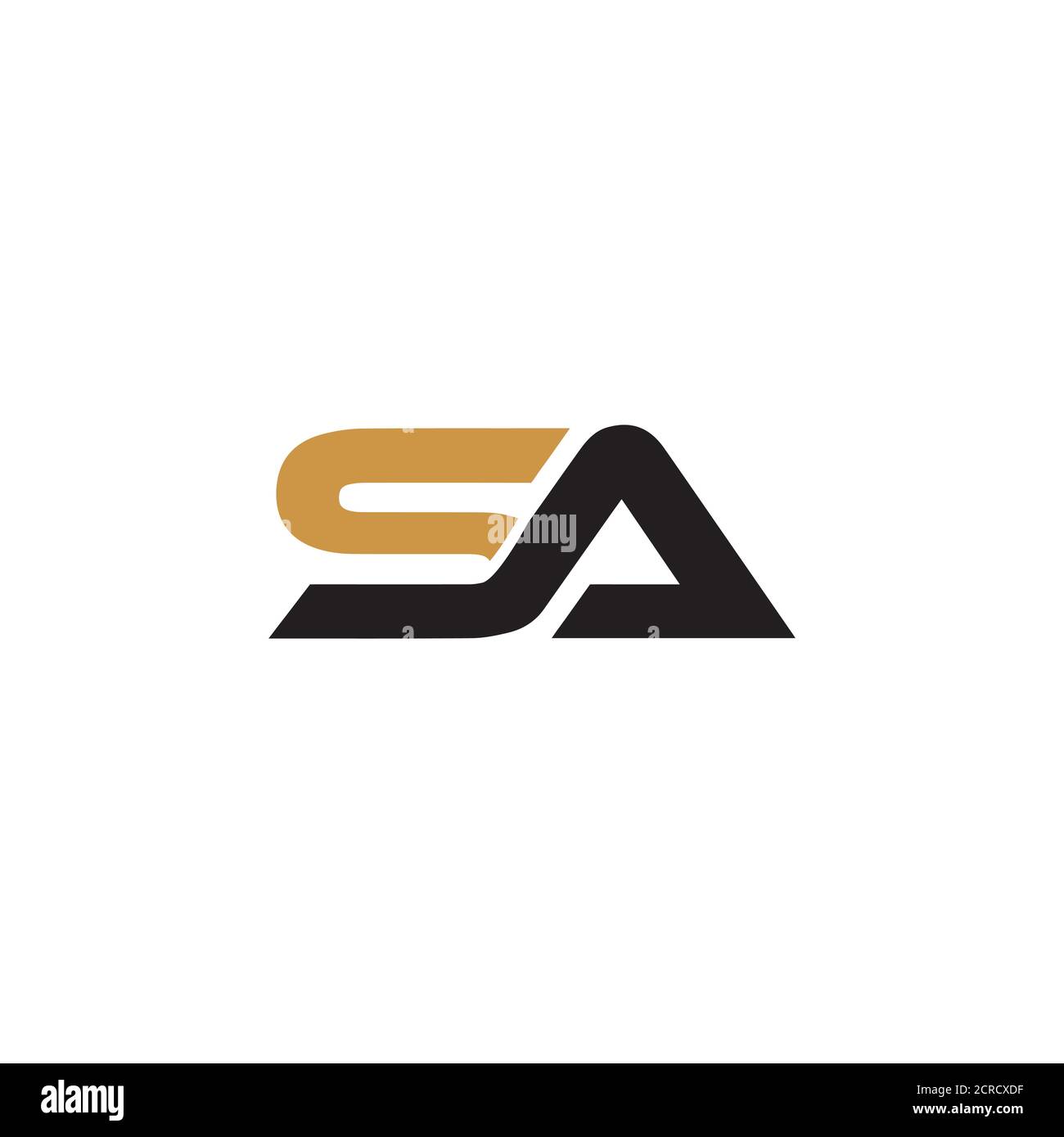 Initial letter sa logo or as logo vector design template Stock Vector ...