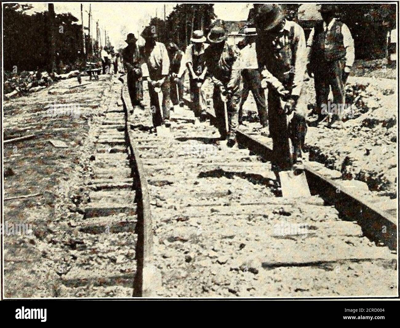 . Electric railway journal . Pneumatic Tie Tamping—Fig. 7—One-Armed Man ...