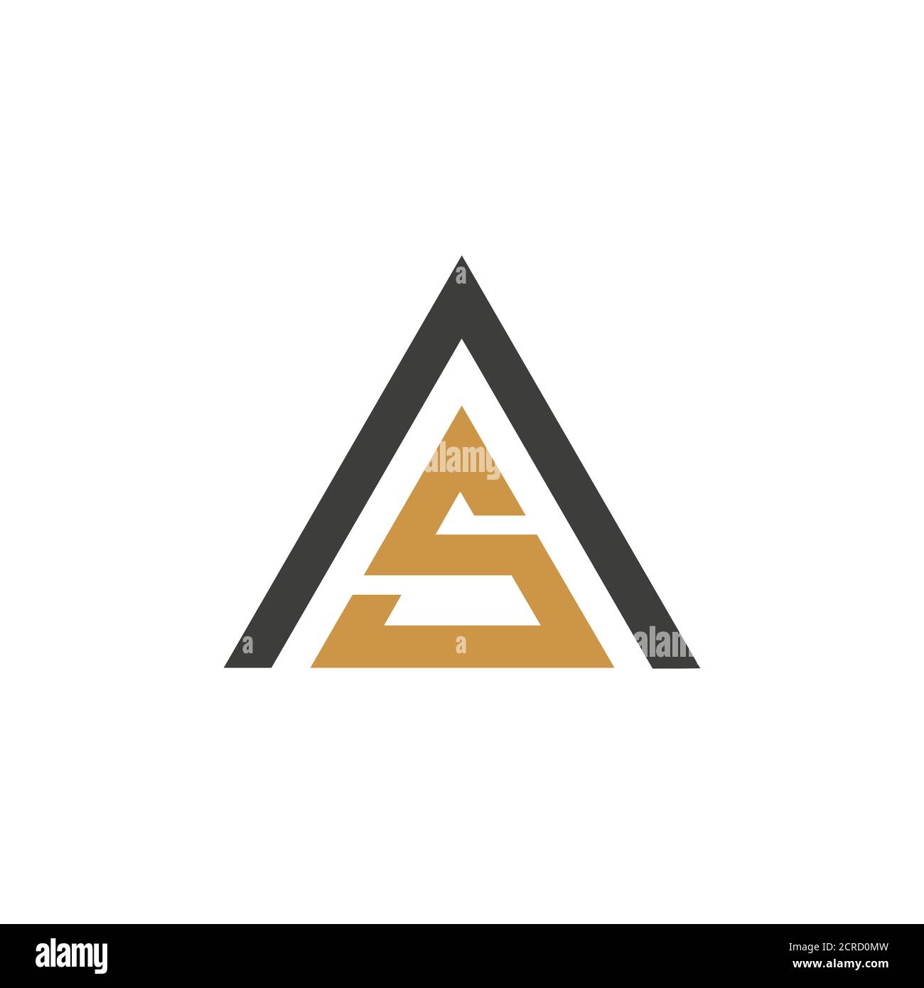 Initial letter sa logo or as logo vector design template Stock Vector ...