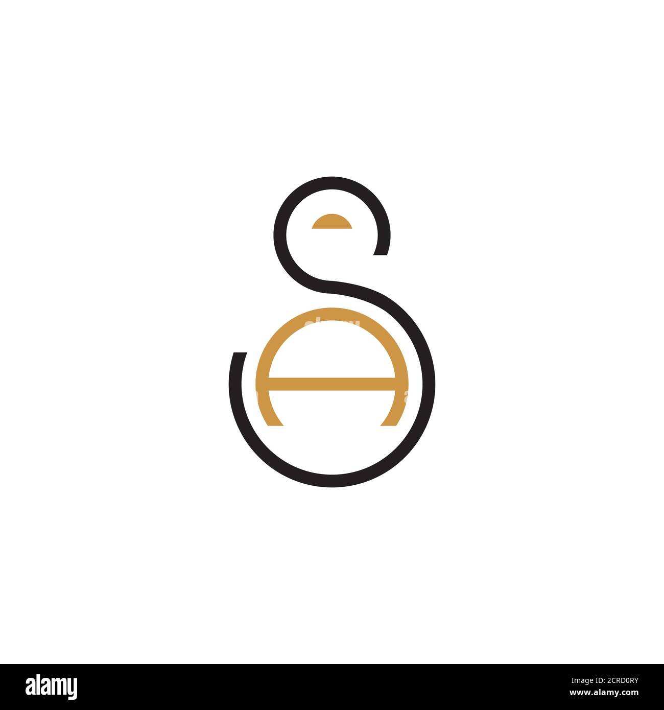 Initial letter sa logo or as logo vector design template Stock Vector ...