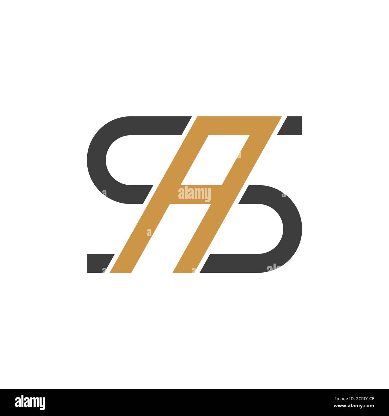 Initial letter sa logo or as logo vector design template Stock Vector ...