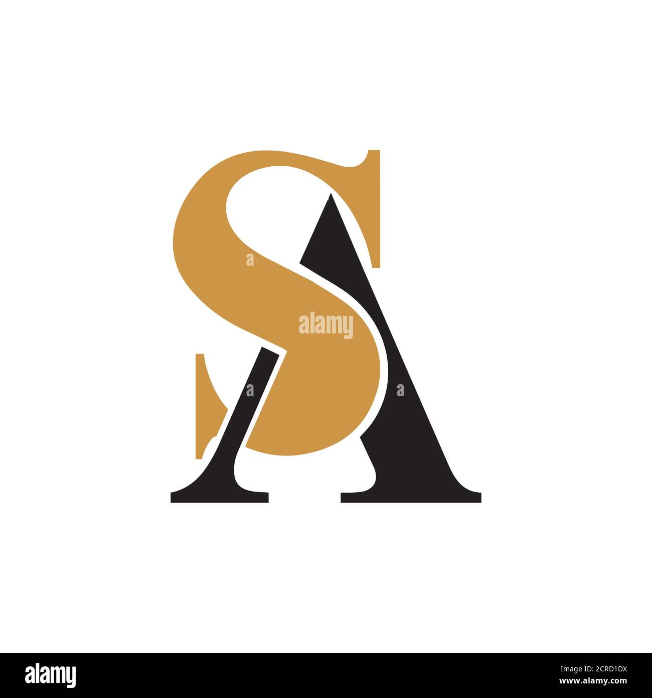 Initial letter sa logo or as logo vector design template Stock Vector ...