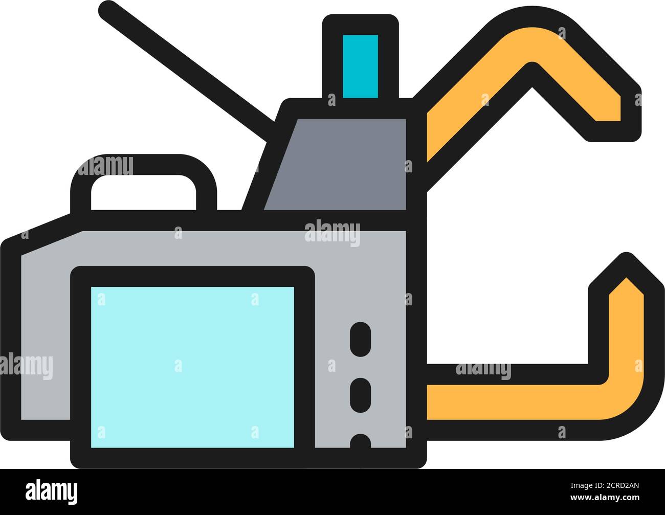 Spot welding machine flat color line icon Stock Vector Image & Art - Alamy