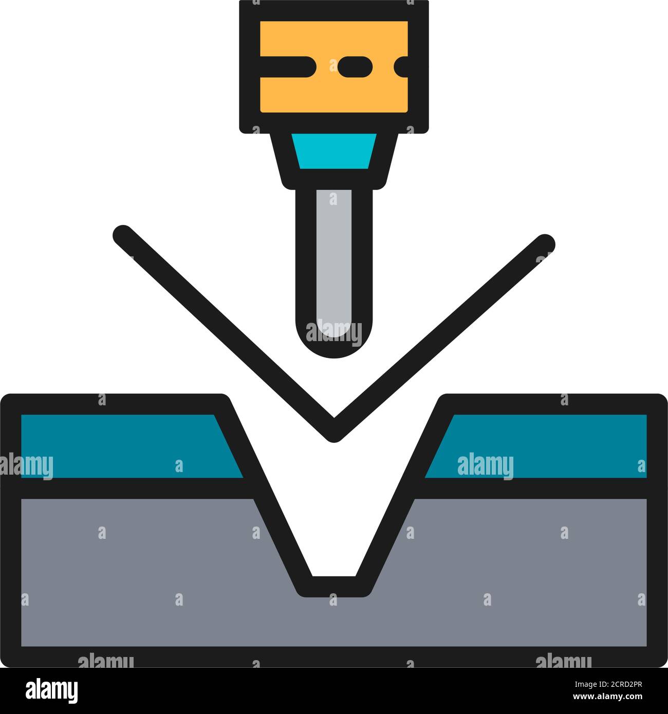 Metal fabrication machine Stock Vector Images - Alamy