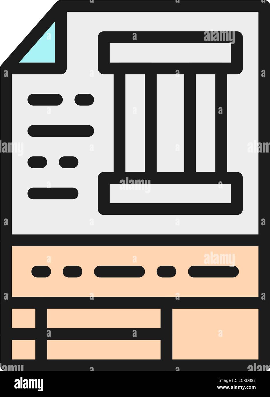 Gear wheel icon color drawing Stock Vector Images - Alamy