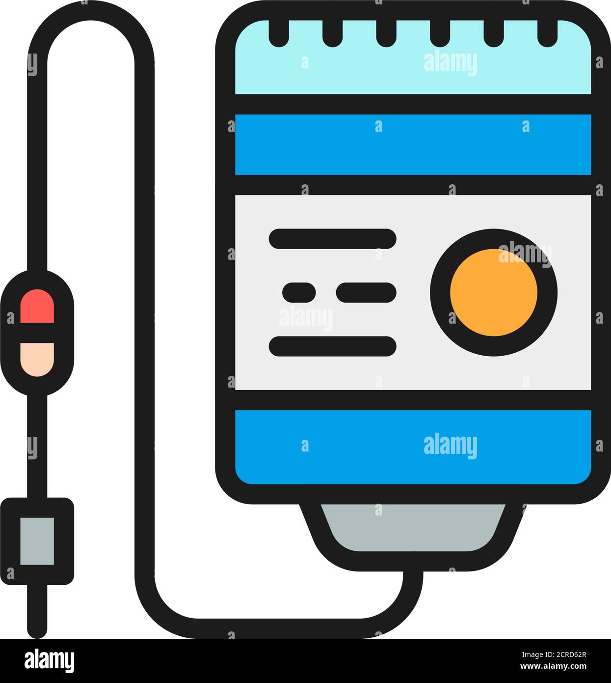 Vaccine drop icon outline Stock Vector Images - Alamy