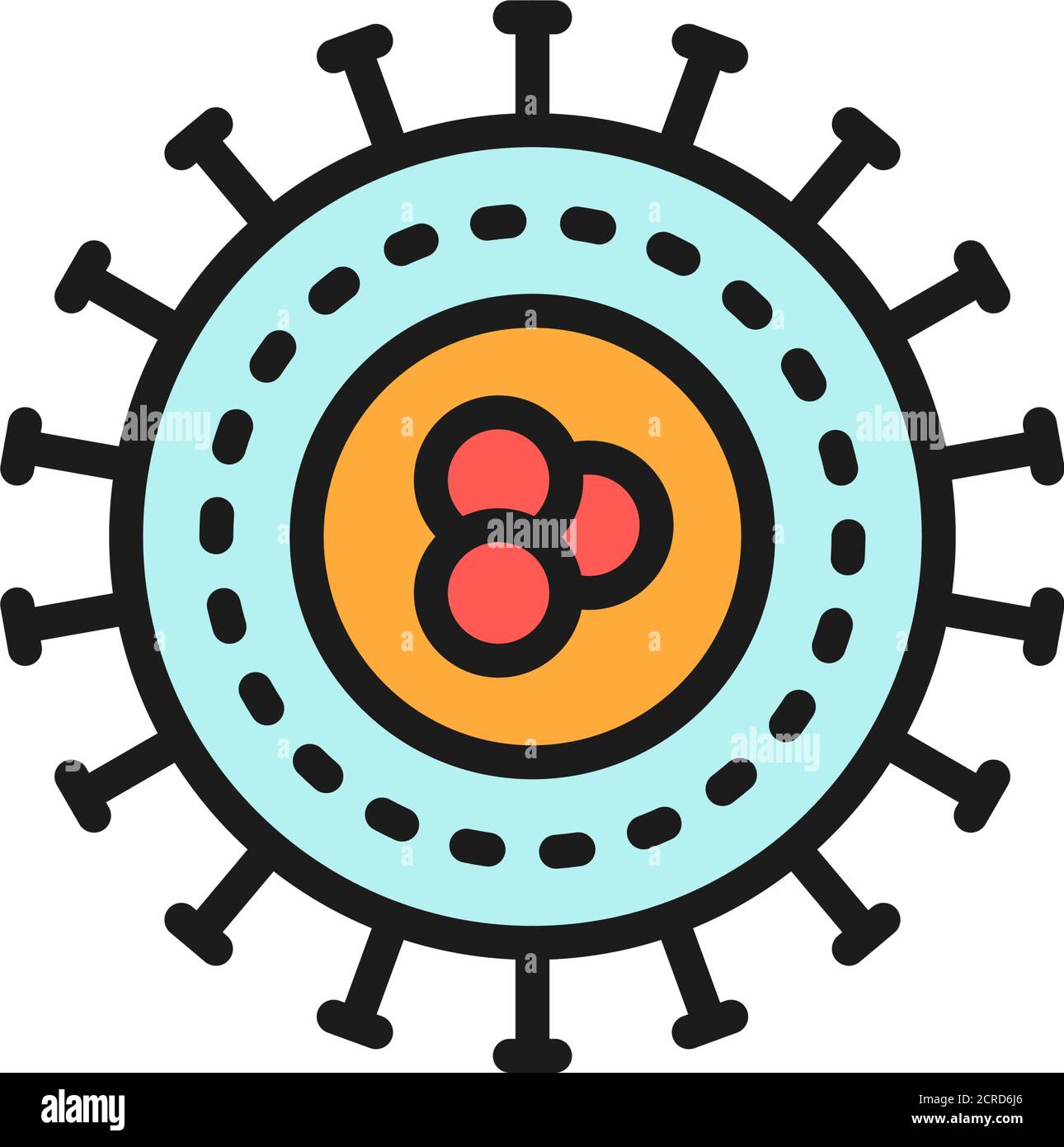 Antibacterial icon virus shield Cut Out Stock Images & Pictures - Alamy