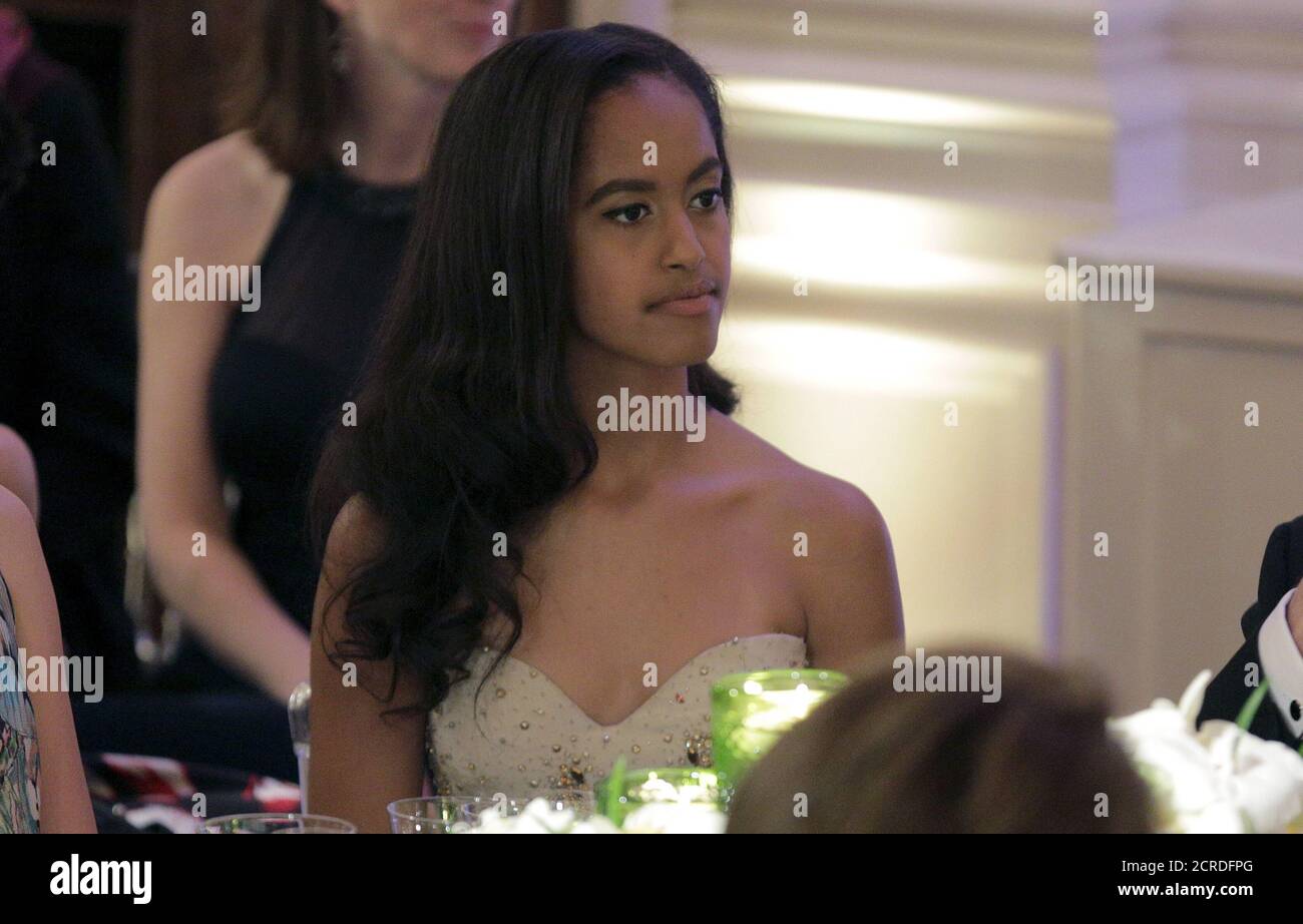 Malia obama hi-res stock photography and images - Alamy
