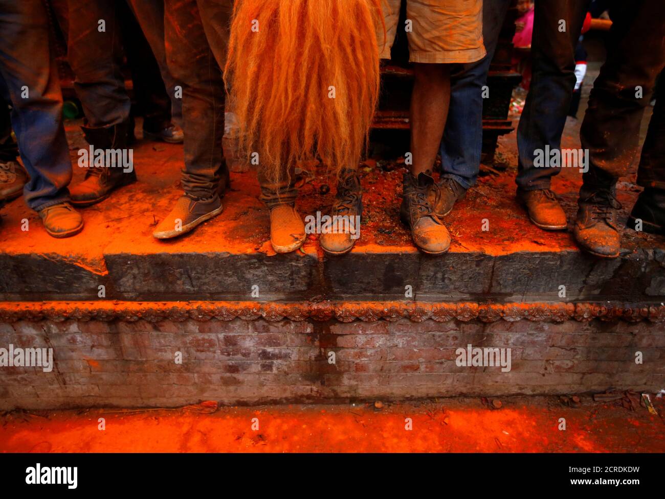 Vermillion powder festival hi-res stock photography and images - Alamy