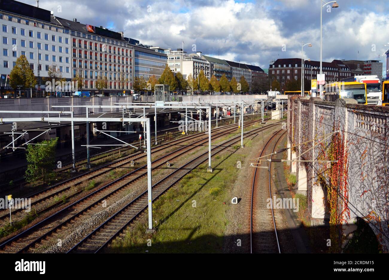 Copenhagen, Denmark - Rail Lines Stock Photo - Alamy