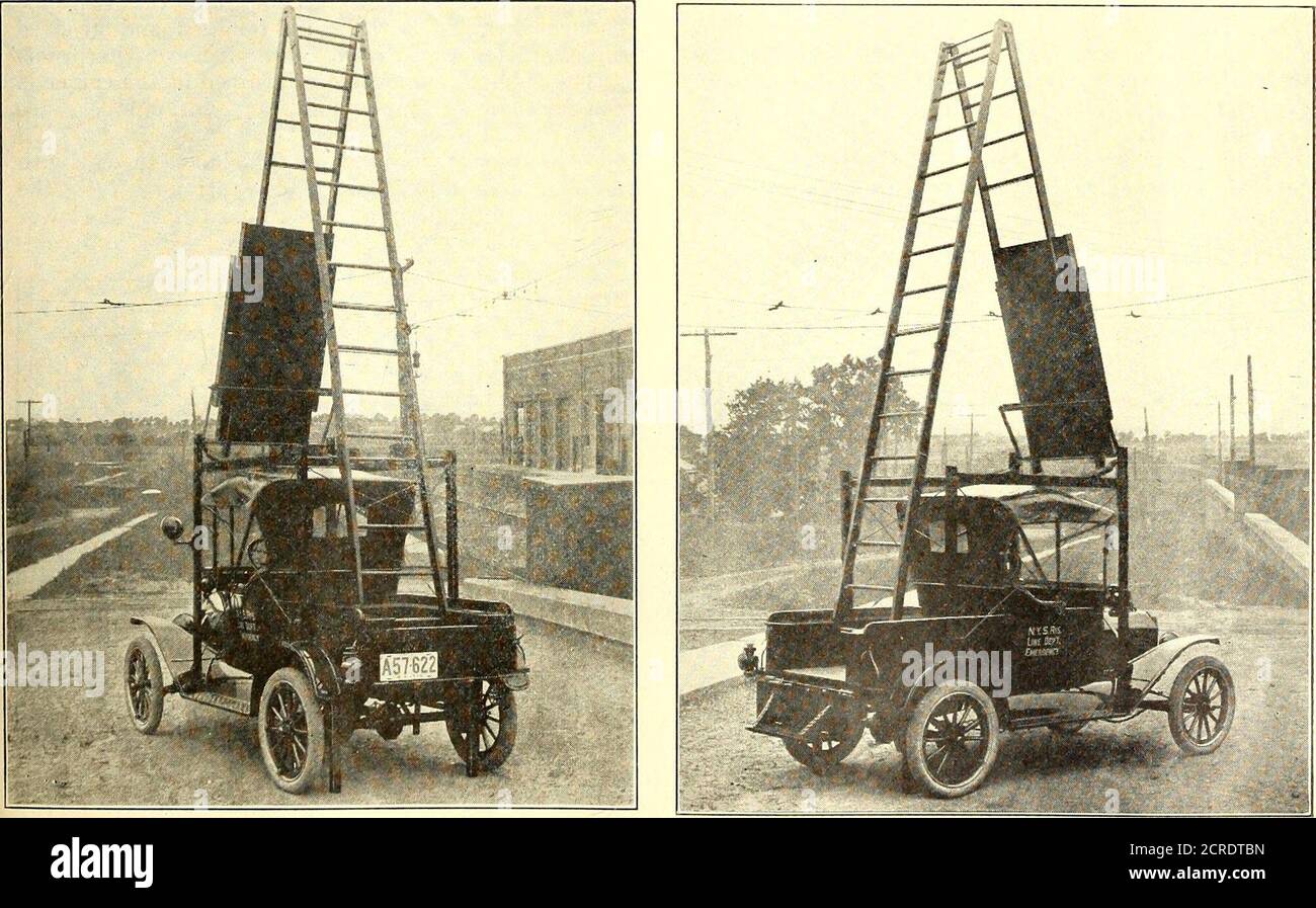. Electric railway journal . reaching any trolley or span wire ...