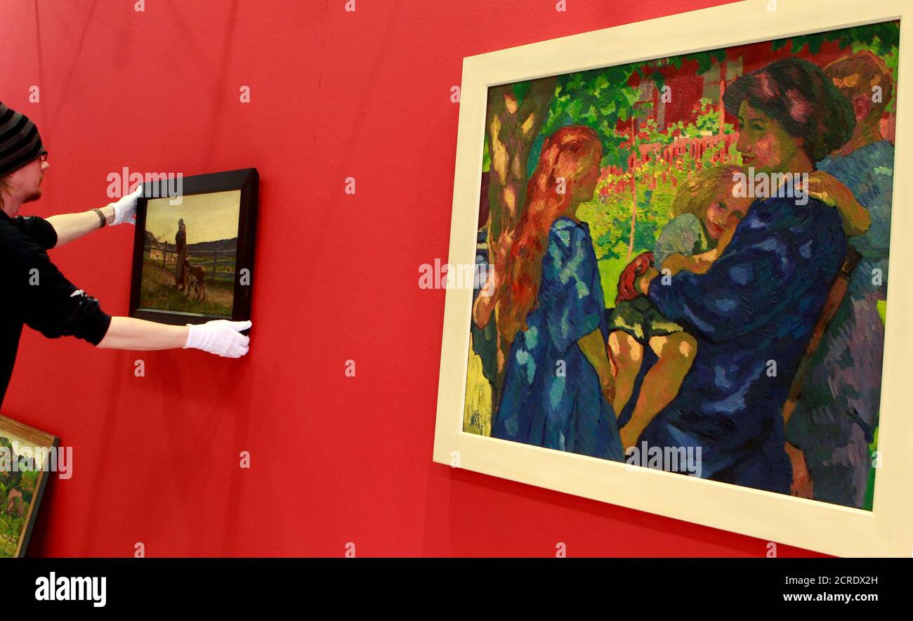 Giovanni segantini painting hi-res stock photography and images - Alamy