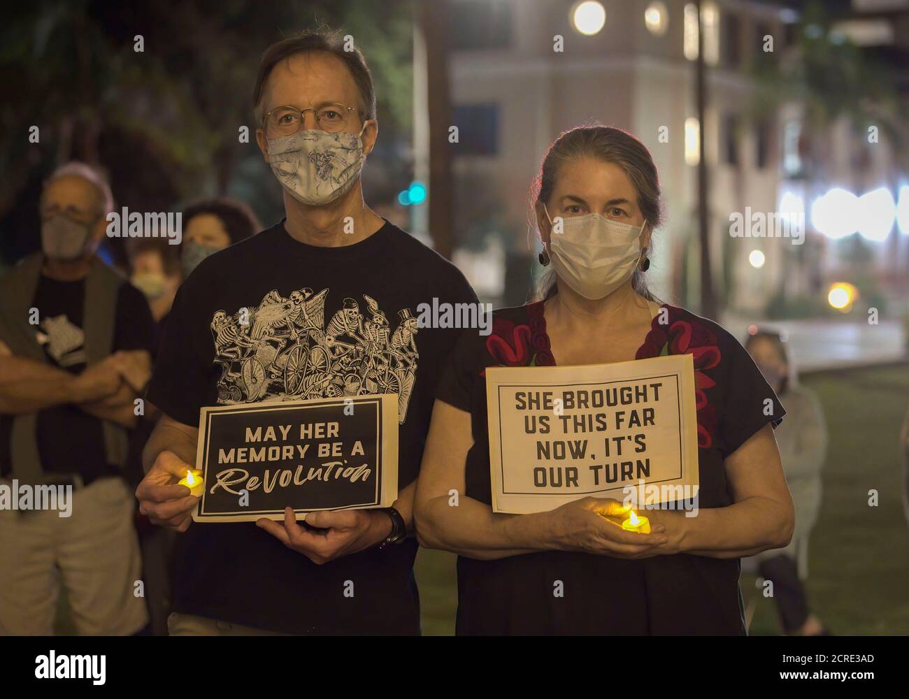 Santa Barbara, California, USA. 19th Sep, 2020. A candlelight vigil for ...
