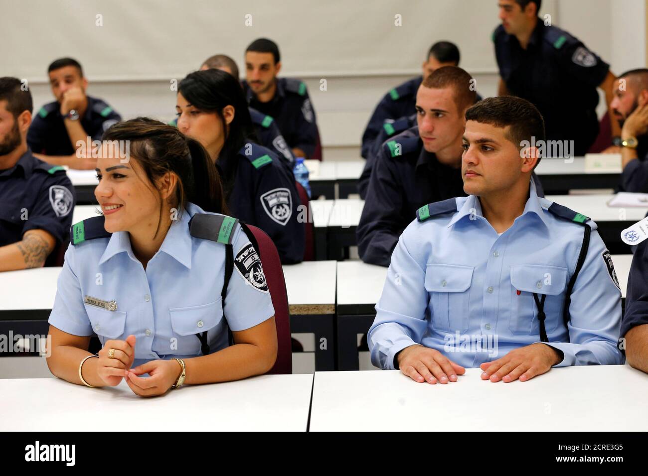 Israel police recruits hi-res stock photography and images - Alamy