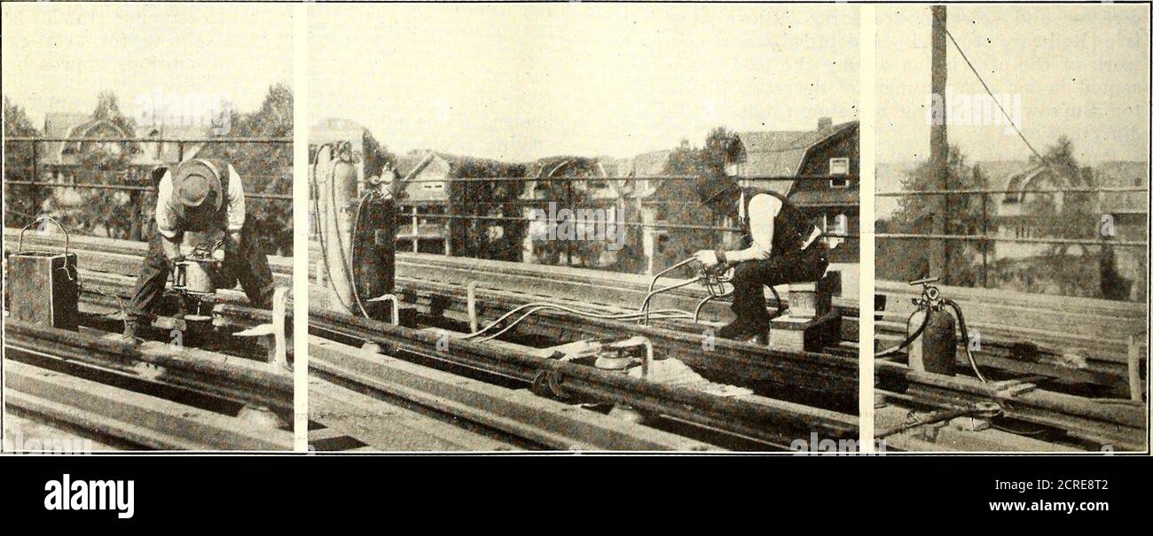 . Electric railway journal . SIDE VIEW AND CROSS-SECTION OF THIRD RAIL ...