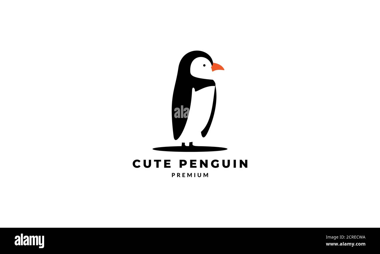 Penguin side view Stock Vector Images - Alamy
