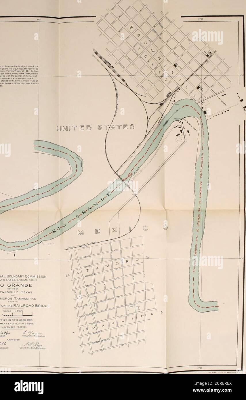 Laredo railroad bridge 1 hi-res stock photography and images - Alamy